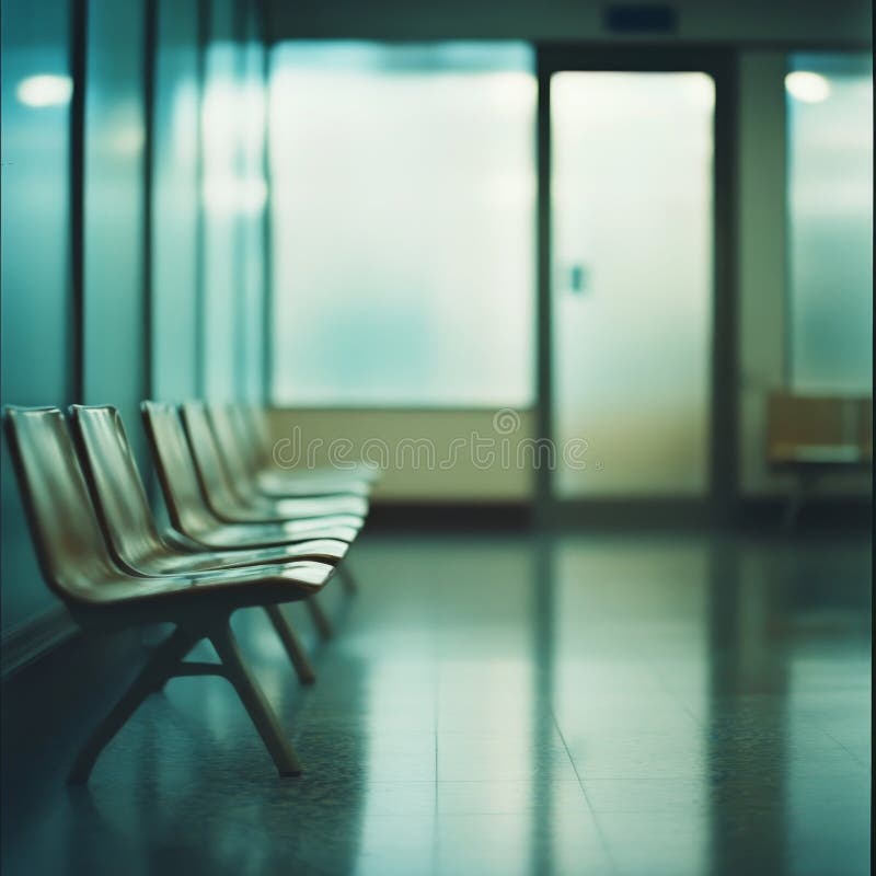 Waiting Area in Airport. Blurred Background. Toned Image Stock ...
