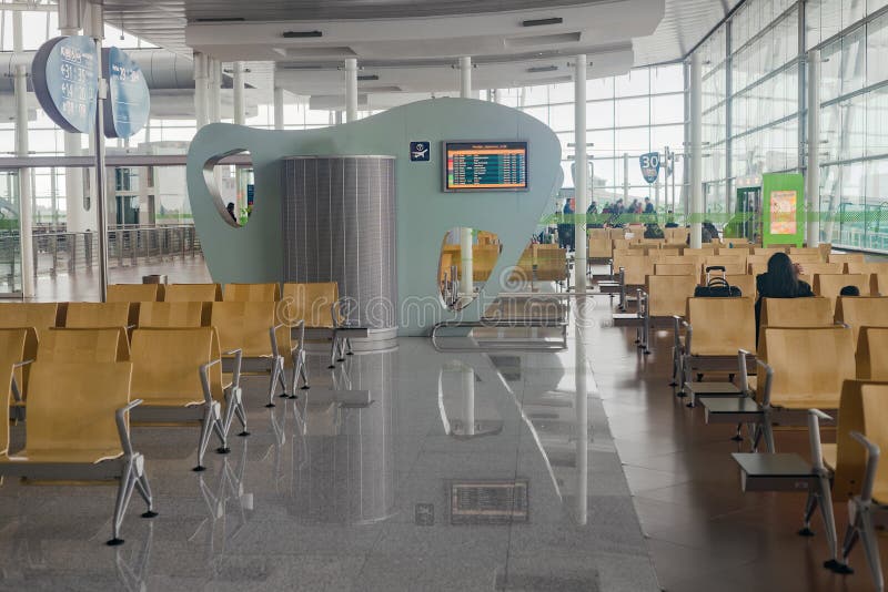 Waiting Area at the Airport Terminal Gate Passenger Stock Image - Image ...