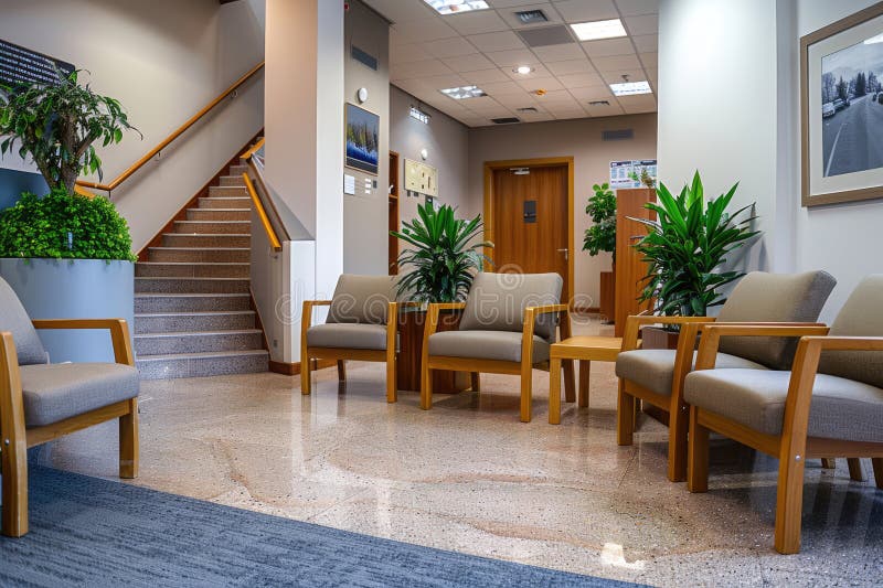 Waiting Area in a Modern Business Center or Clinic Stock Photo - Image ...