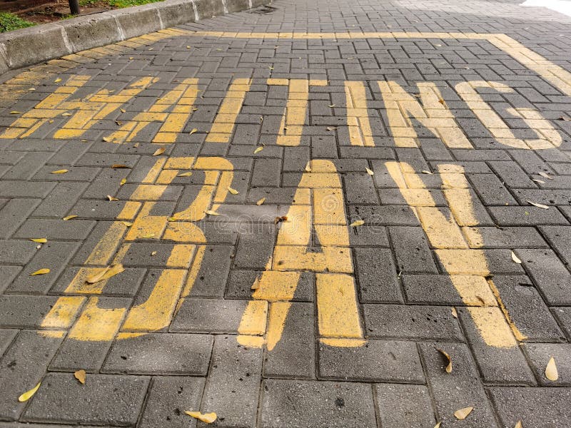 The Waiting Bay, for Cars, Motorcycle or Bicycle Stock Photo - Image of ...