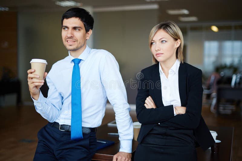 Waiting during break stock image. Image of executive - 77286675