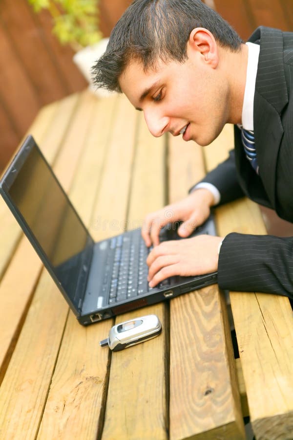 Waiting for Call stock photo. Image of life, outdoor, cheerful - 5521696