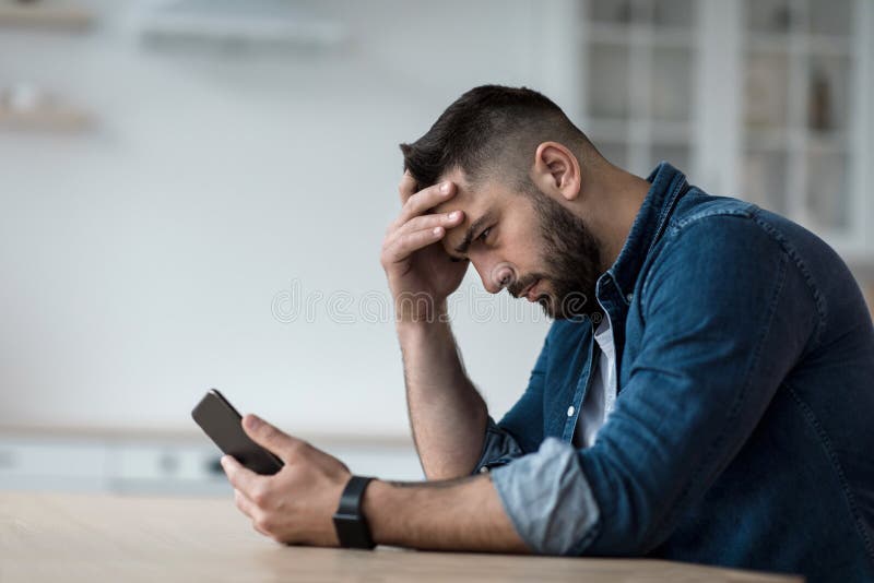 Waiting for Call, Problems and Difficulties, Stress and No Answer Stock ...