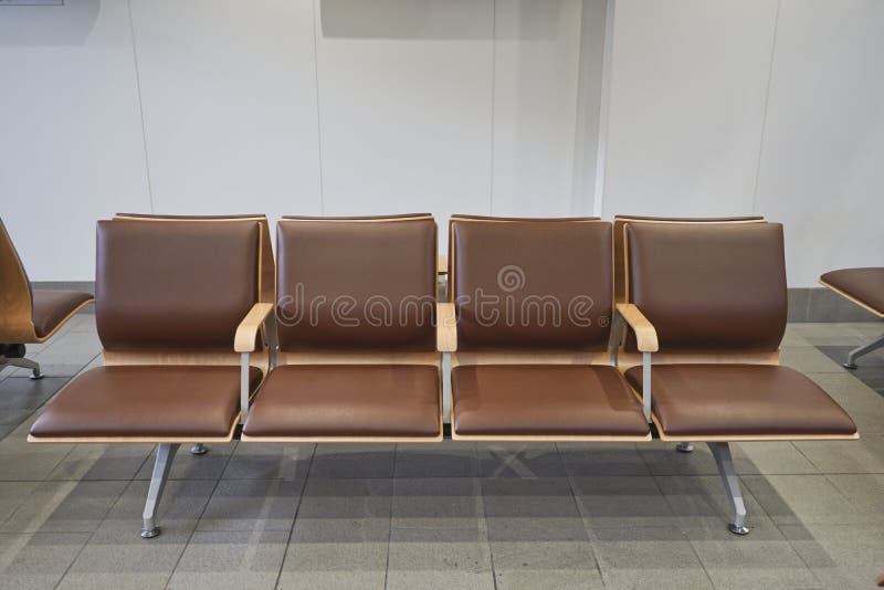Waiting chairs. stock photo. Image of transportation - 78653430