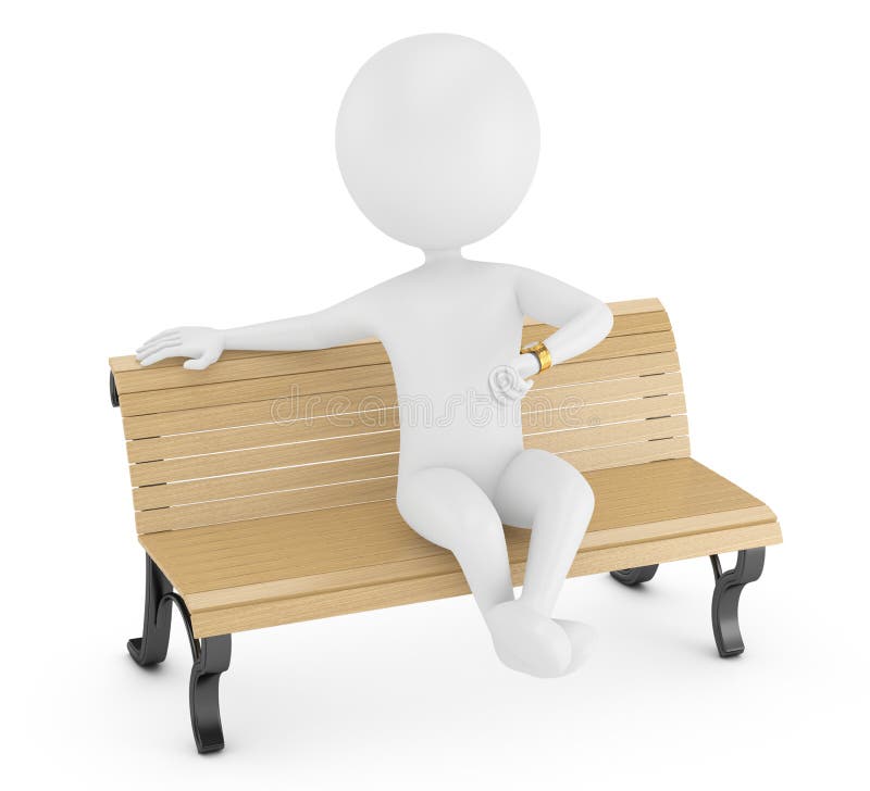 Bench stock illustration. Illustration of wood, white - 31098440