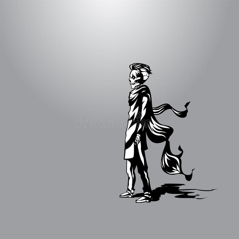 Waiting for Death Vector Illustration Stock Vector - Illustration of ...