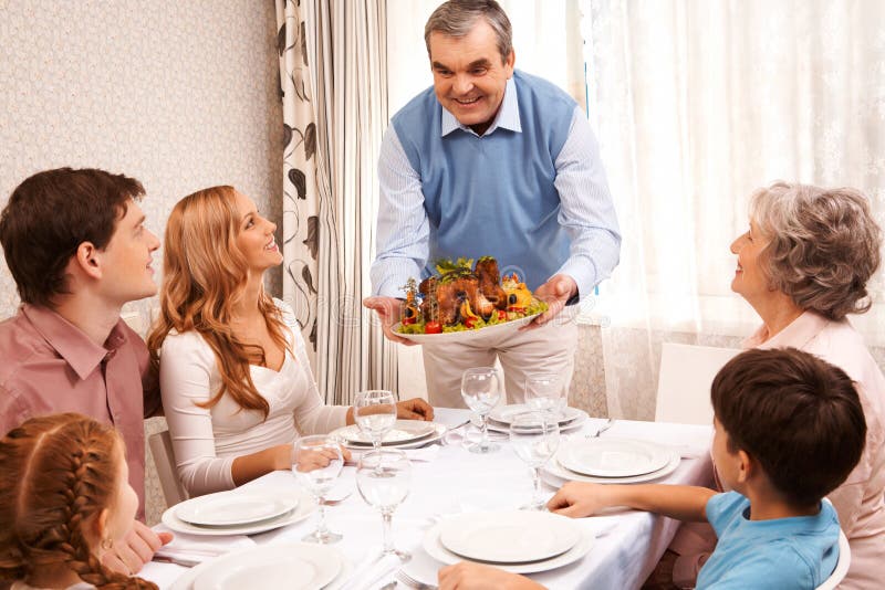 Waiting for dinner stock image. Image of dish, flute - 12529693