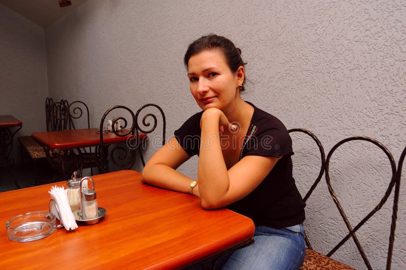 Waiting female stock photo. Image of smile, adult, girl - 6312366