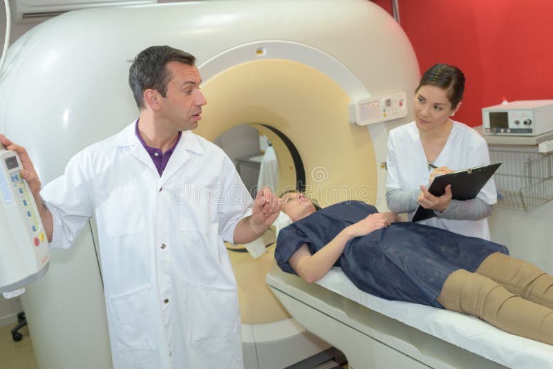 Waiting for Final Information from Patient Stock Photo - Image of work ...