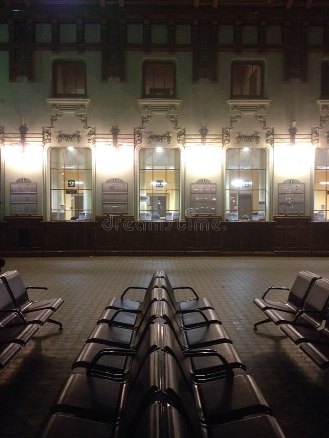 Waiting hall stock image. Image of room, railway, boxoffice - 51248795