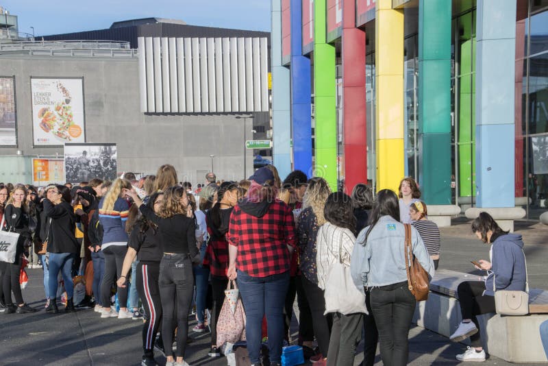 Waiting in Line for the BTS Concert at the Ziggo Dome Amsterdam the ...