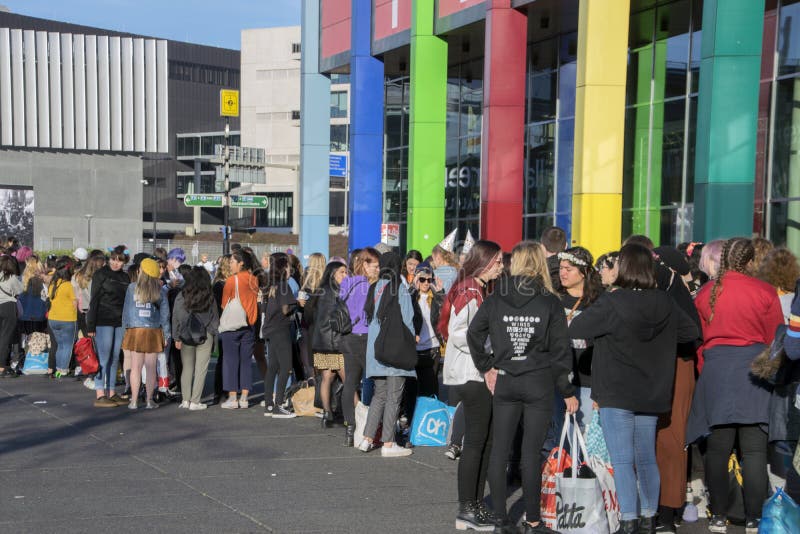 Waiting in Line for the BTS Concert at the Ziggo Dome Amsterdam the ...