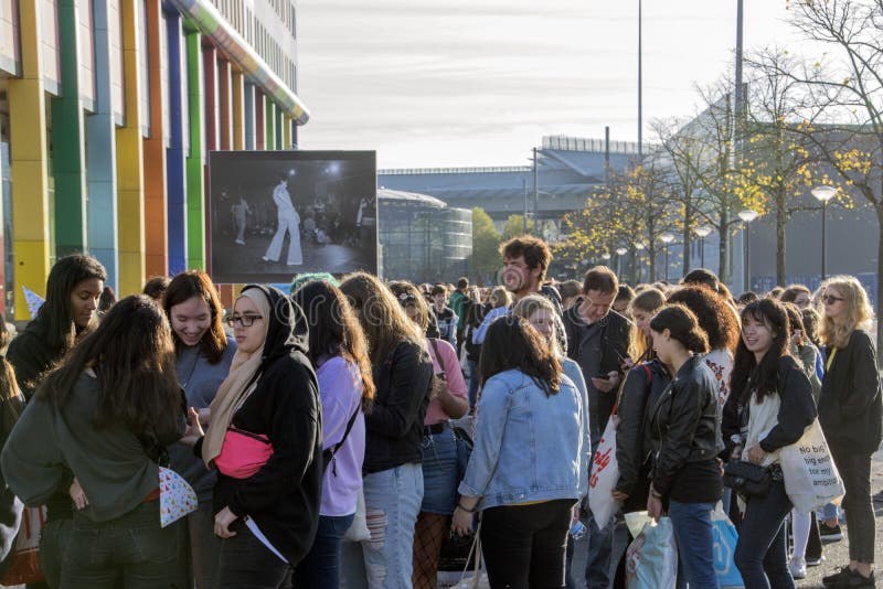 Waiting in Line for the BTS Concert at the Ziggo Dome Amsterdam the ...