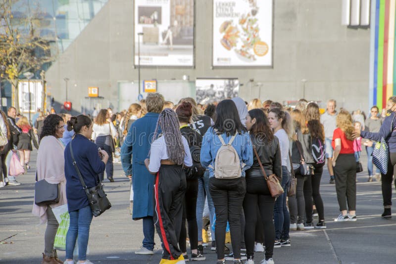 Waiting in Line for the BTS Concert at the Ziggo Dome Amsterdam the ...