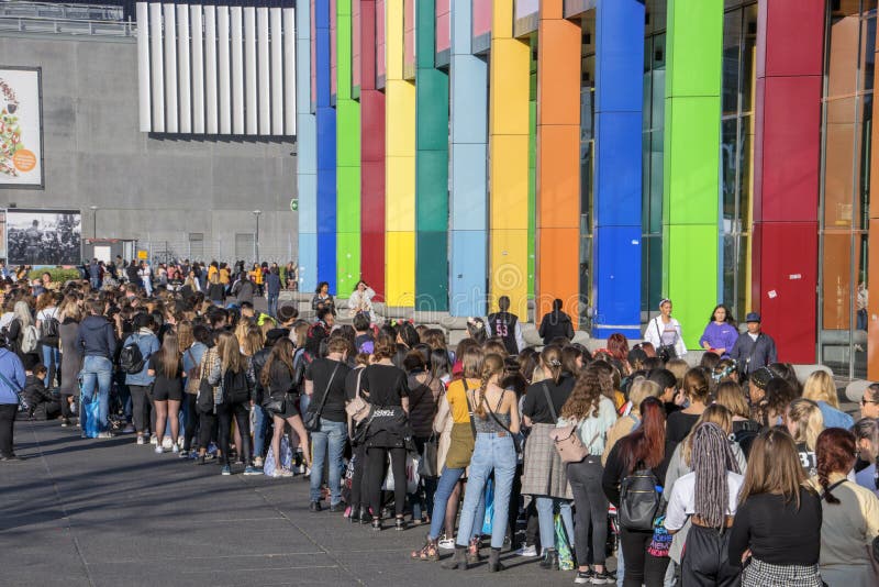 Waiting in Line for the BTS Concert at the Ziggo Dome Amsterdam the ...