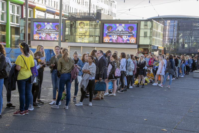 Waiting in Line for the BTS Concert at the Ziggo Dome Amsterdam the ...
