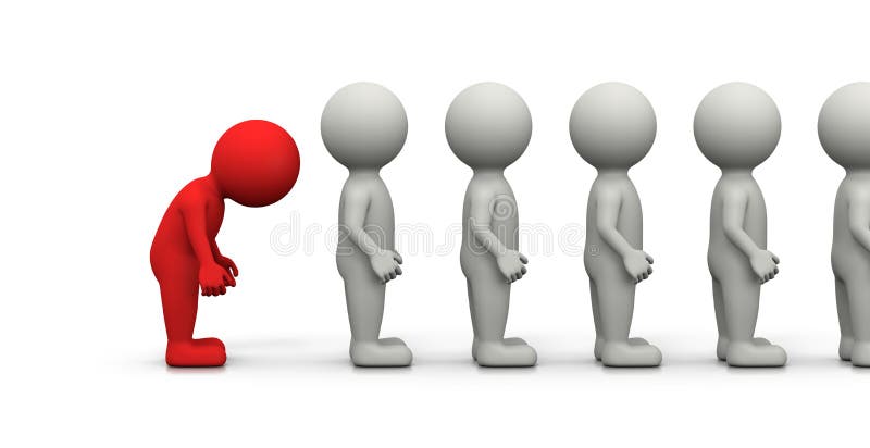 Waiting in Line stock illustration. Illustration of queued - 69334376