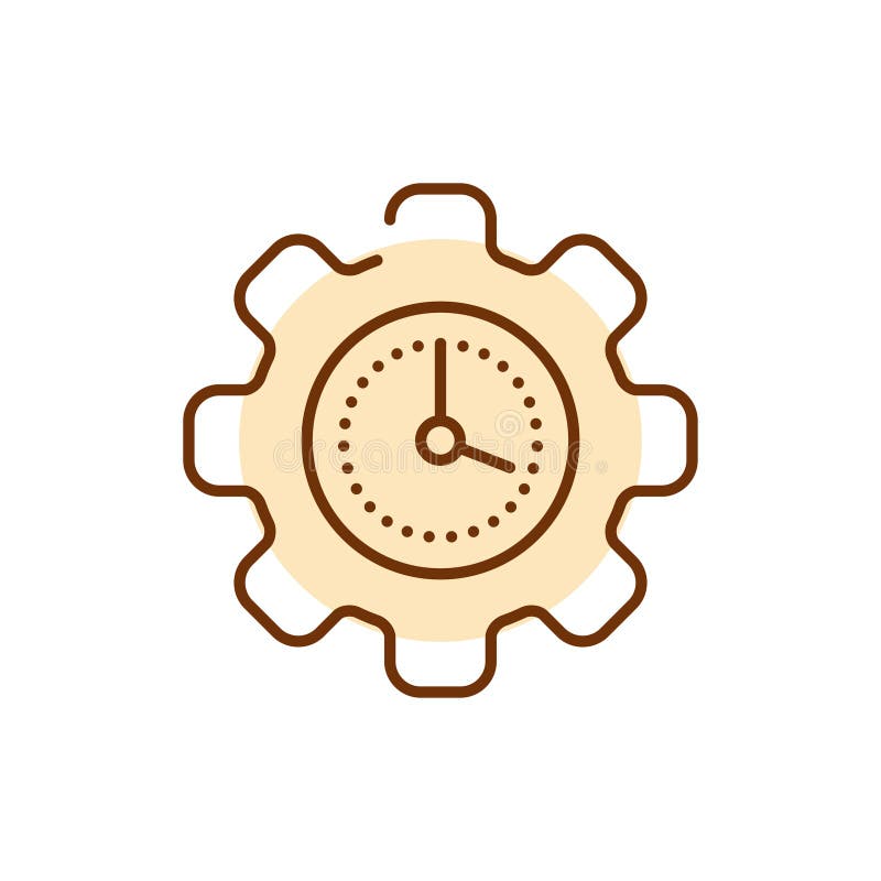 Waiting Loading Color Line Icon. Sandy Times. Website Banner. Stock ...