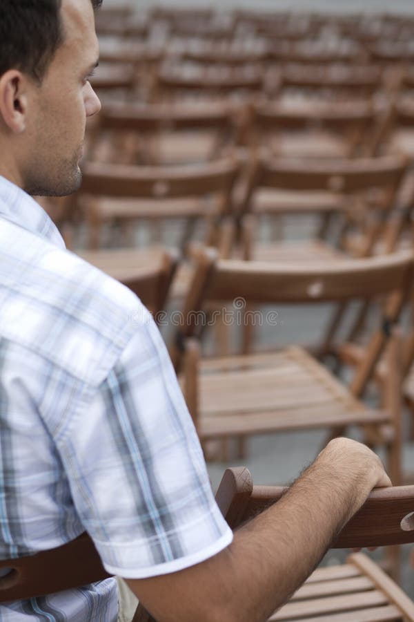 Waiting man stock image. Image of empty, looking, summer - 22804943