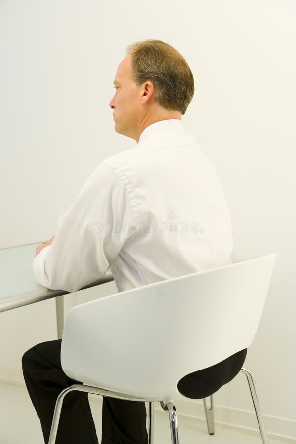 Waiting Man stock image. Image of desk, object, furniture - 5645799