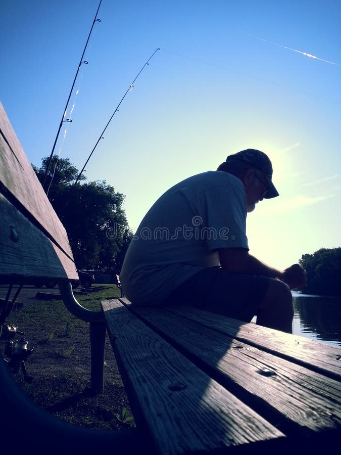 Waiting stock photo. Image of fish, fishingpole, waiting - 43316240