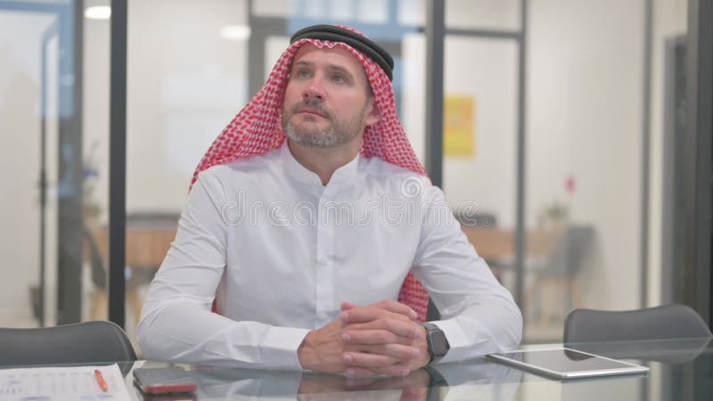 Waiting Muslim Man Checking Time on Watch Stock Video - Video of ...