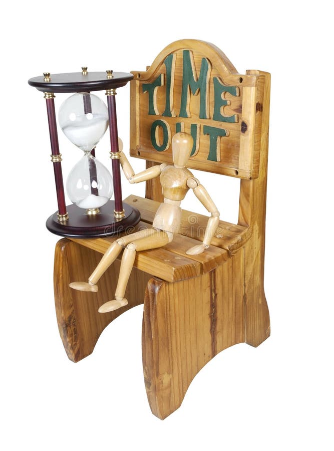 Waiting Out Time in Time Out Chair Stock Photo - Image of sand, person ...