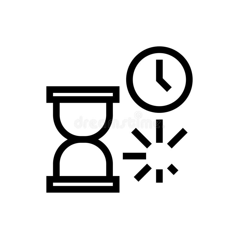 Waiting Outline stock vector. Illustration of calligraphy - 330172211