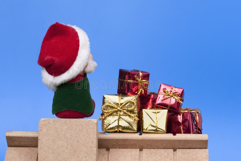 Waiting for a ride stock image. Image of christmas, home - 24721613