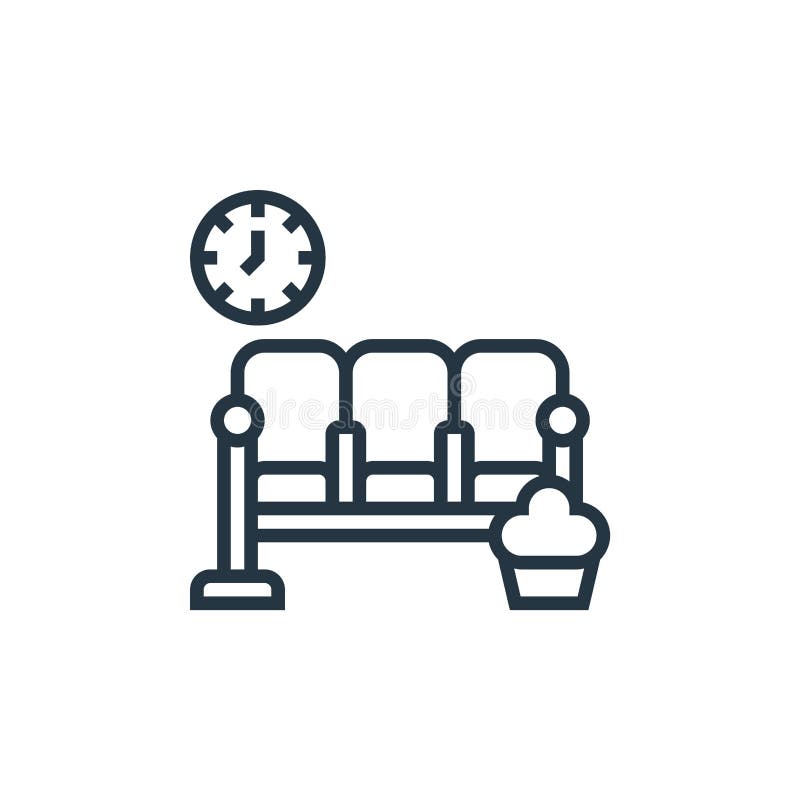 Waiting Room Icon. Filled Waiting Room Icon for Website Design and ...