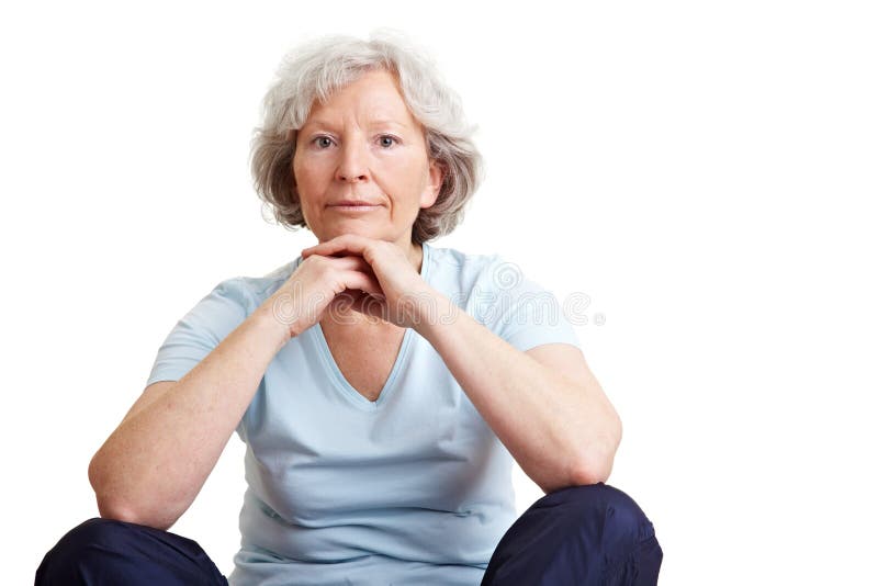 Waiting senior woman stock image. Image of senior, citizen - 18778383