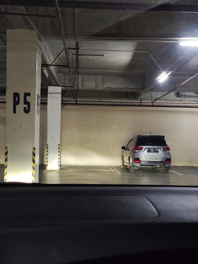 Waiting for Somone Inside the Car on the Basement Editorial Stock Photo ...