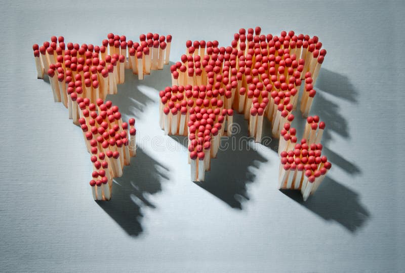 World Map Made from Wooden Toy Blocks Stock Photo - Image of future ...