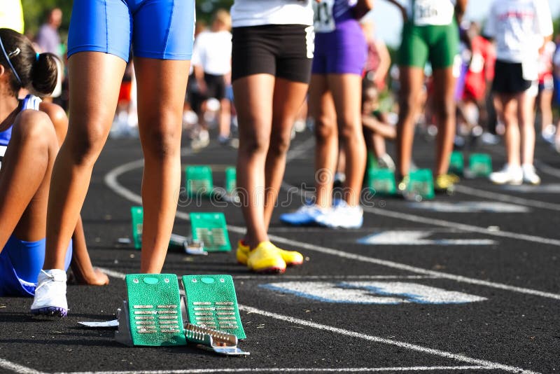 Starting line stock photo. Image of determination, athletics - 7565322
