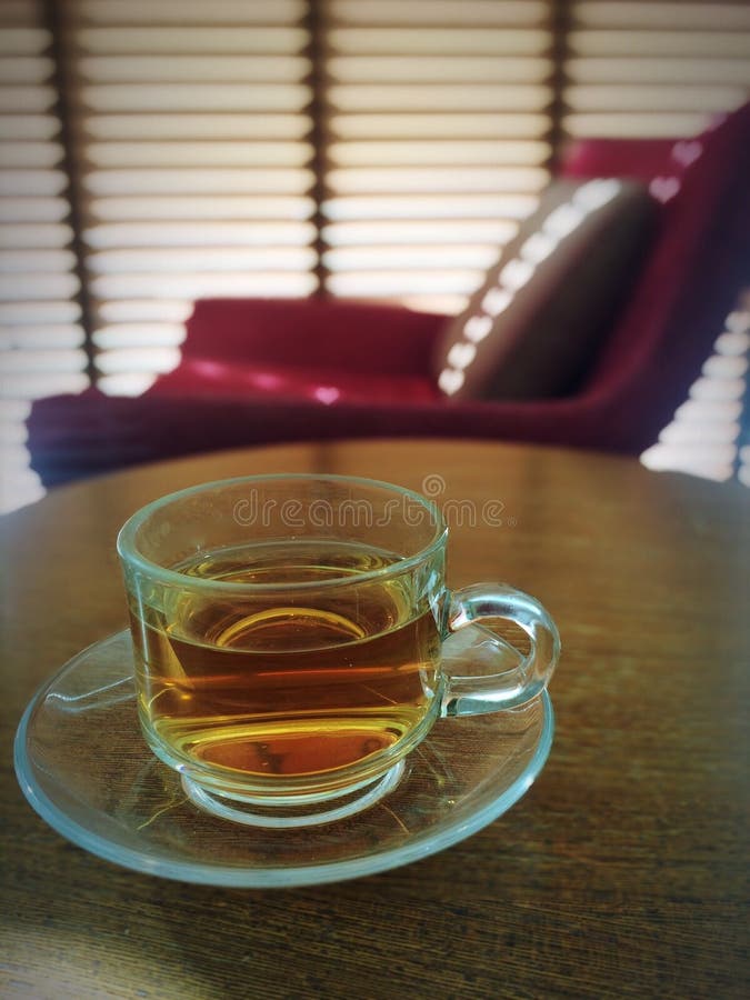 Waiting Tea on Blurry Background Stock Image - Image of chair, blurry ...