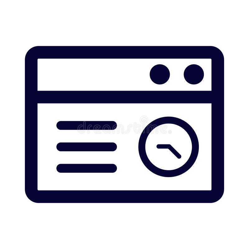 Waiting , Time, Online, Web, Waiting Time Icon Stock Illustration ...