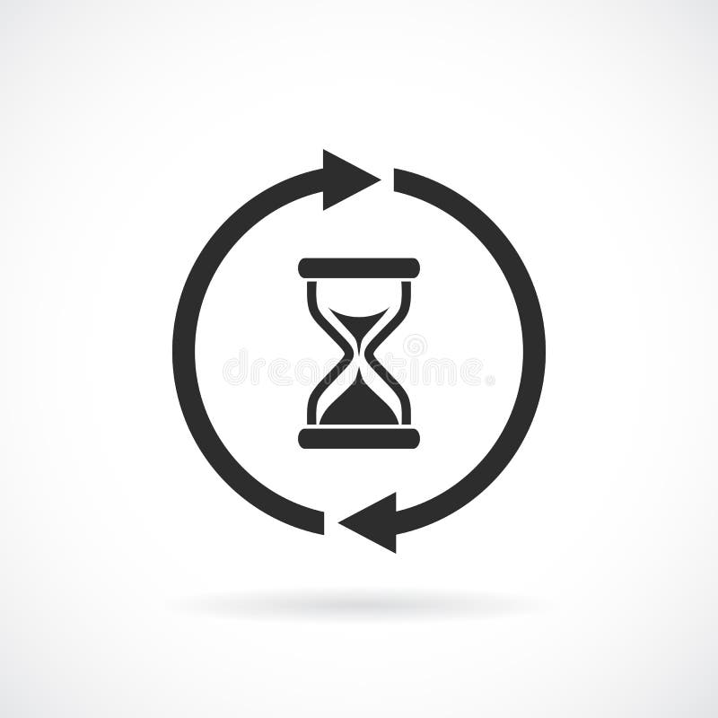 Waiting Time Web Vector Pictogram Stock Vector - Illustration of load ...