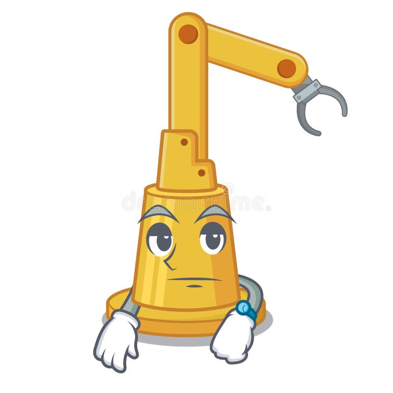 Waiting Toy Assembly Automation Machine on Cartoon Stock Vector ...
