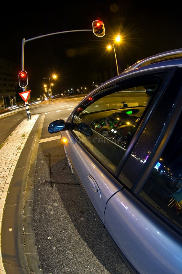 Waiting at the Traffic Lights Stock Photo - Image of green, stopping ...