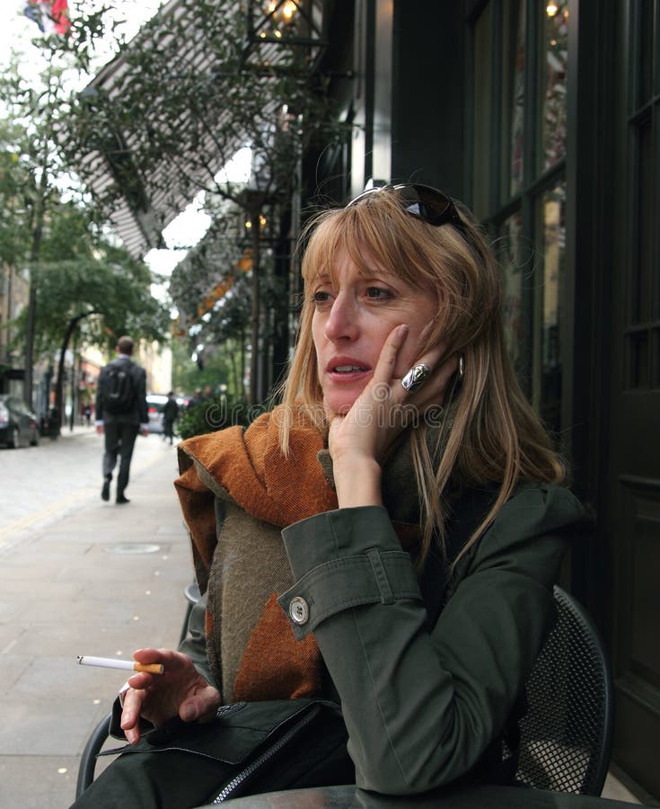 Waiting woman stock photo. Image of clothing, woman, hair - 21335052