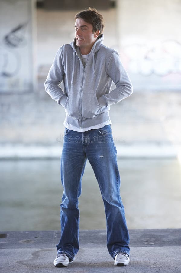 Man Standing stock photo. Image of cool, fashionable, posing - 8381506