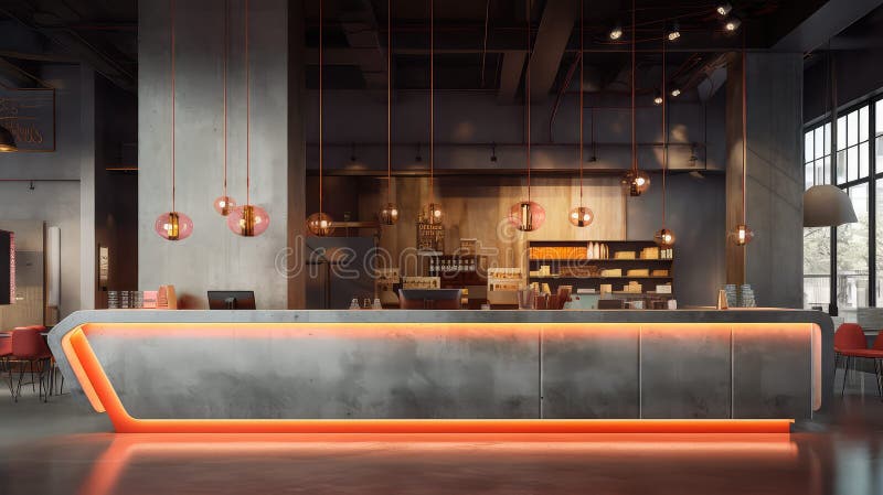 Waitlist Restaurant Front Desk Stock Illustration - Illustration of ...