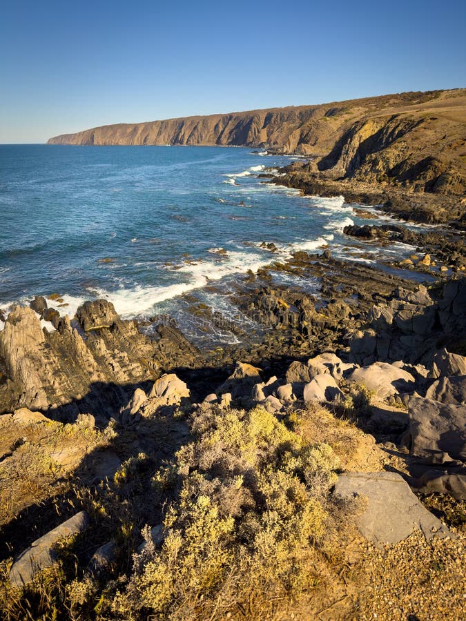 Waitpinga Cliffs Landscape South Australia Stock Image - Image of ...