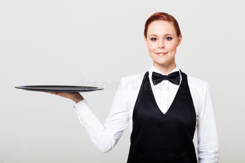Waitress stock photo. Image of cheerful, beauty, beautiful - 28636026