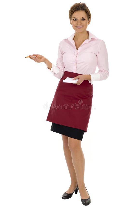 Waitress stock photo. Image of waiter, holding, beautiful - 6554340
