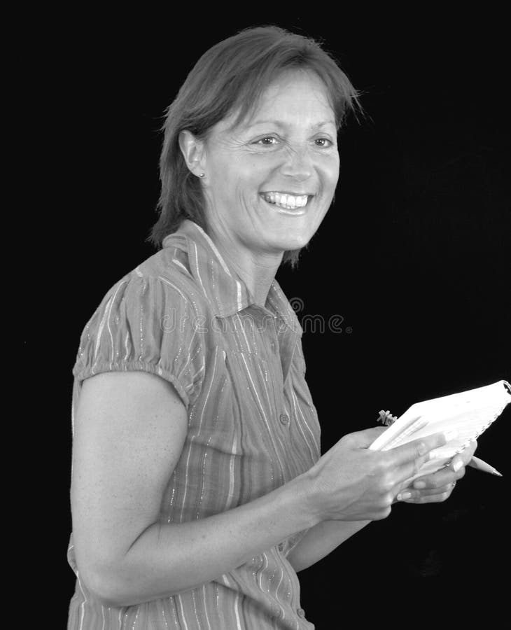 Waitress stock photo. Image of beautiful, girl, cooking - 7388974