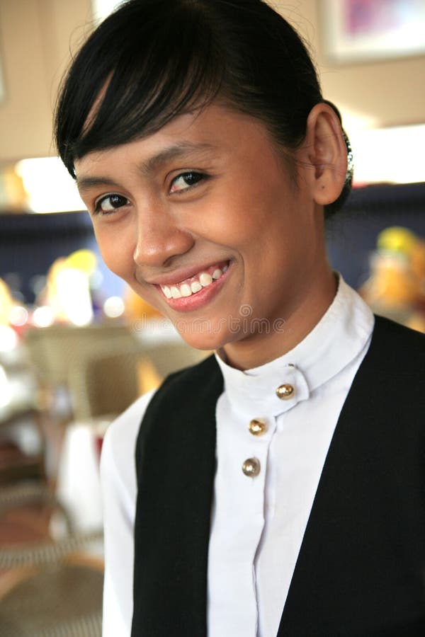 Waitress At Restaurant Picture. Image: 5403048