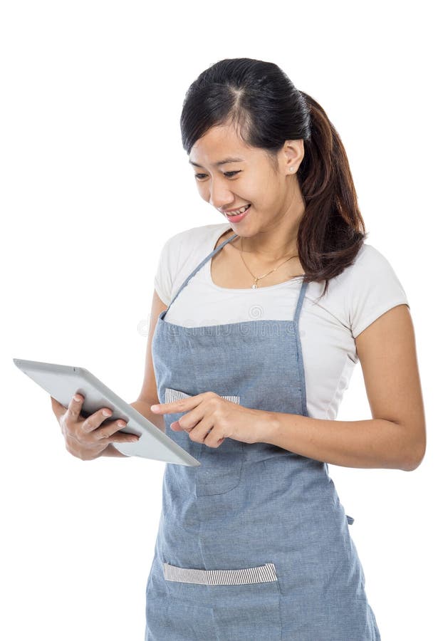 Waitress Taking Order Using Tablet Pc Stock Photos - Free & Royalty ...