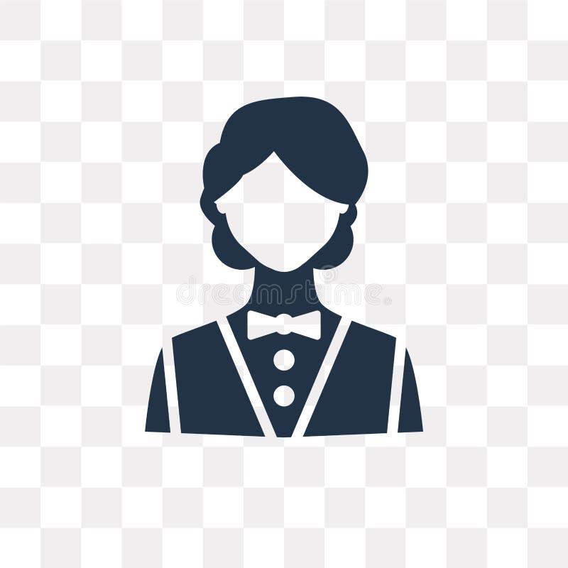 Waitress Vector Cartoon Illustration Stock Vector - Illustration of ...