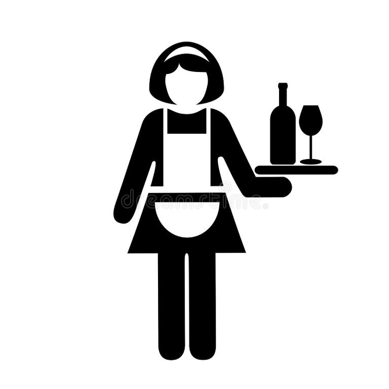 Waitress Logo Stock Illustrations – 1,384 Waitress Logo Stock ...
